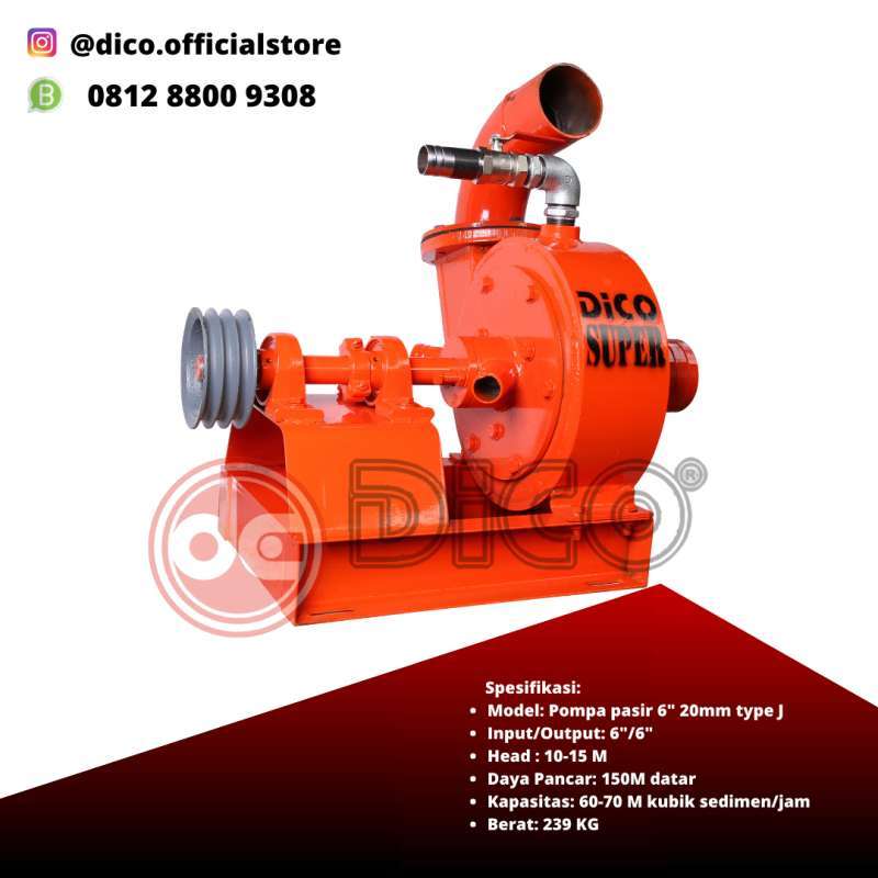 Jual Pompa Pasir 6 Dico 20mm Seri J (as 2) Di Seller Dico Official ...