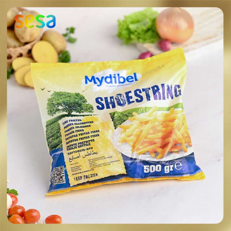 Jual Mydibel - French Fries Shoestring 7/7 500 G | Kentang Goreng Di ...