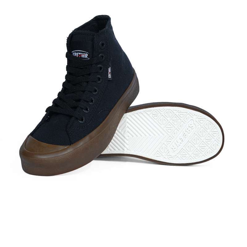 Promo SABA Basic High Black Gum - Sepatu Sneakers Casual Pria Wanita ...