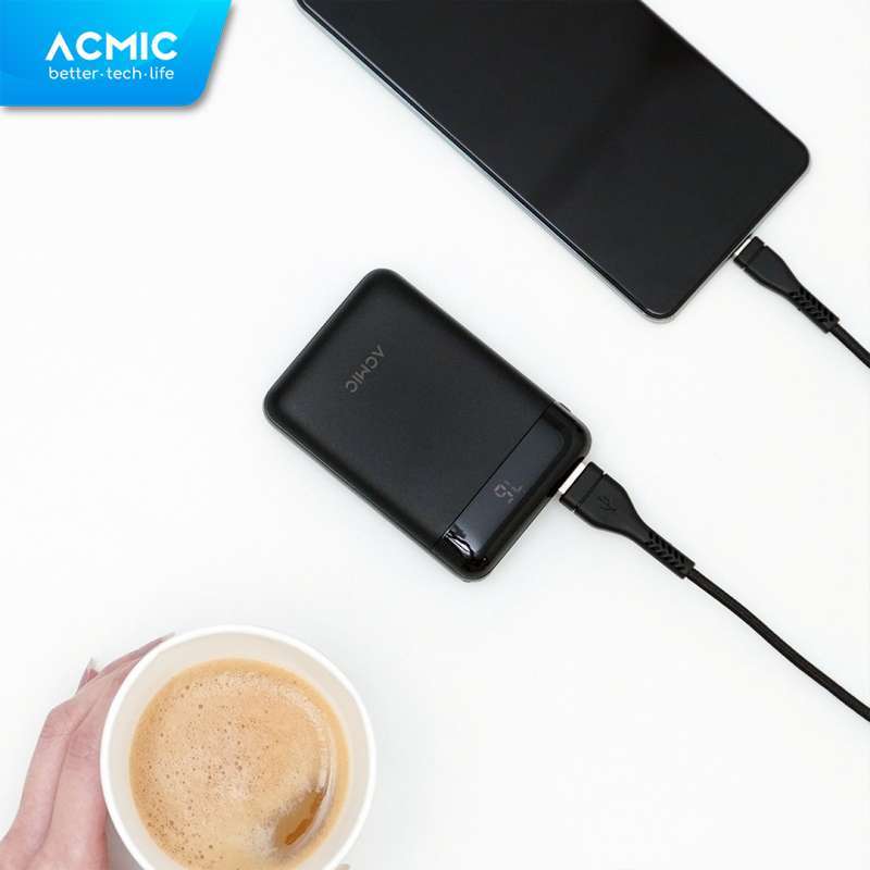 Promo Acmic D10 10000mah Mini Powerbank (digital Display + 2a Fast ...