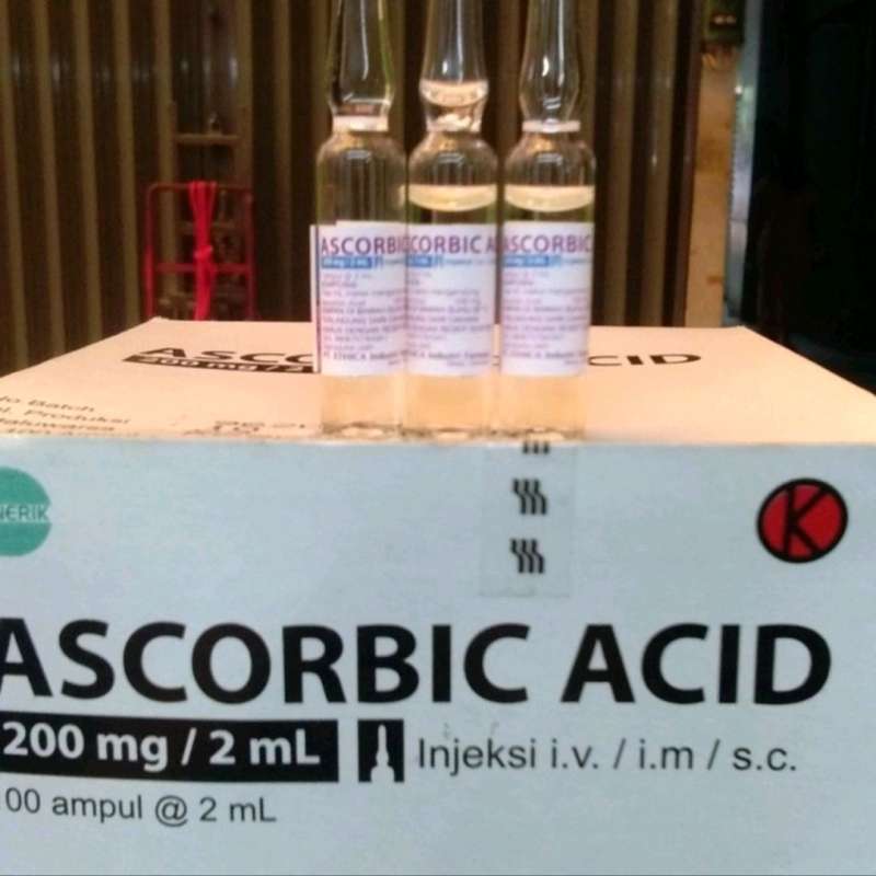 Ascorbic Acid Injeksi 200 Mg Lengkap Harga Terbaru Mei 2024 | Blibli