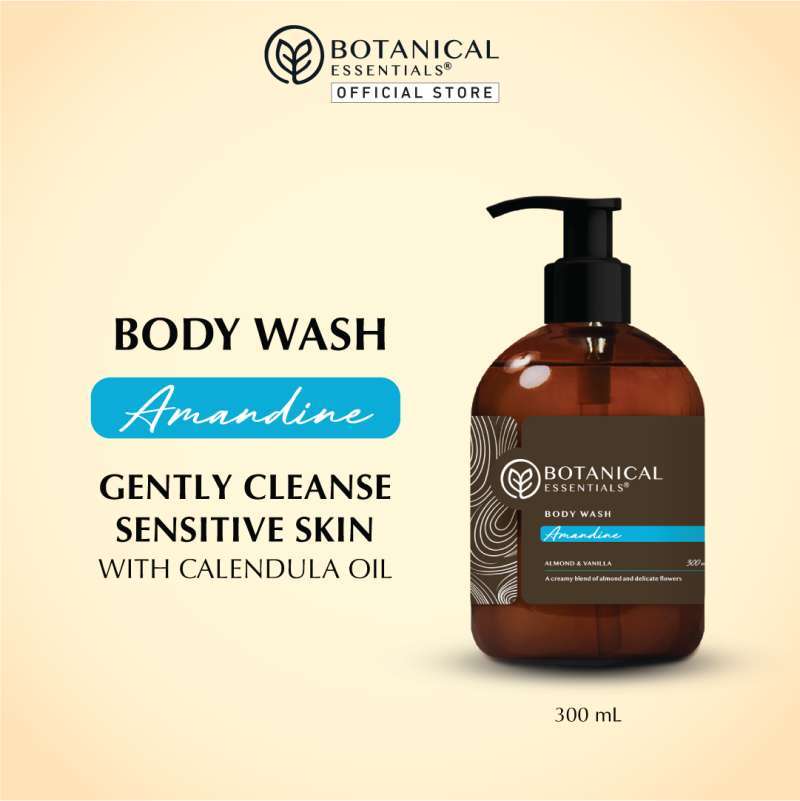 Promo Botanical Essentials - Body Wash 300ml - Amandine Diskon 25% Di Seller Botanical ...