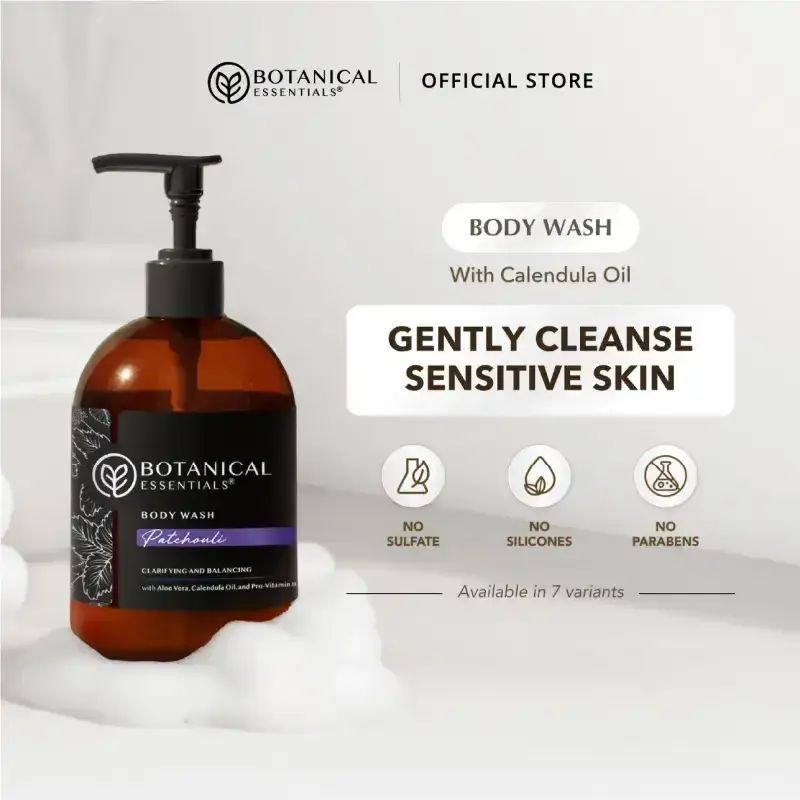Promo Botanical Essentials - Body Wash 300ml - Amandine Diskon 28% Di ...