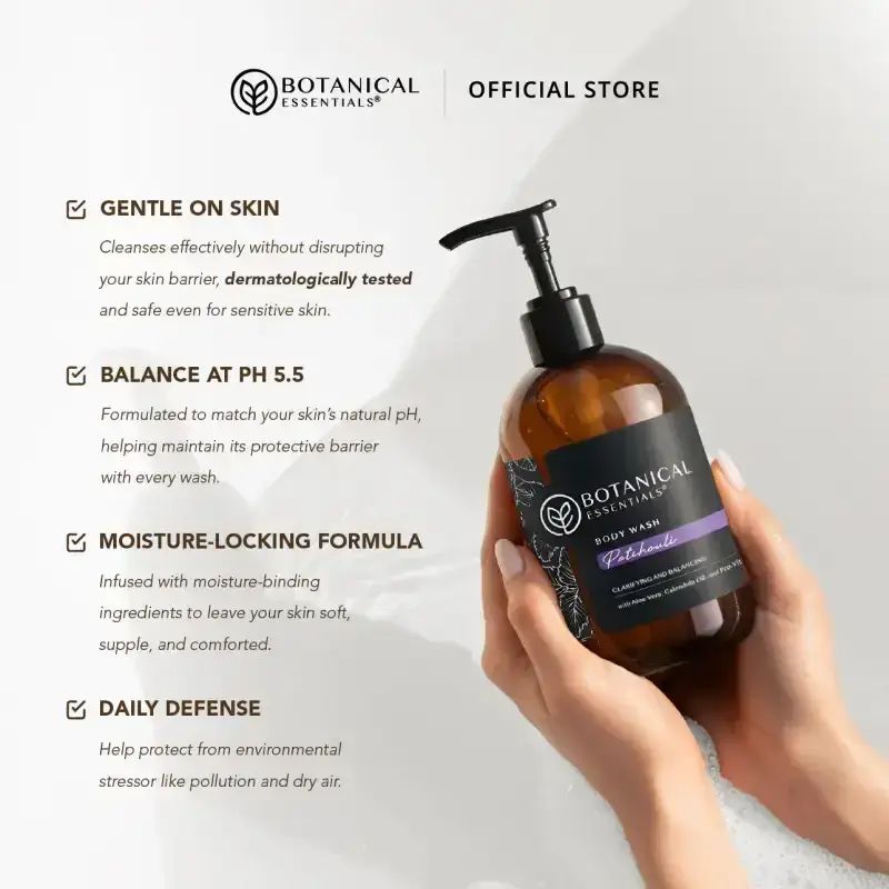 Promo Botanical Essentials - Body Wash 300ml - Amandine Diskon 28% Di ...