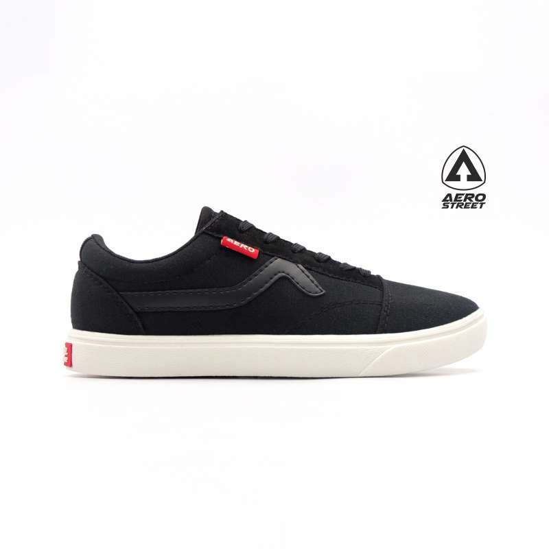 Jual Aerostreet 36-45 Massive Low Hitam Hitam - Sepatu Sneakers Casual ...
