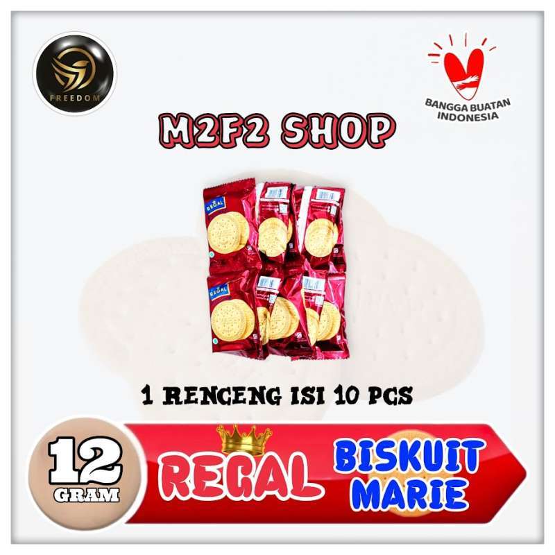 Promo Biskuit Marie Regal Original Sachet - 12 Gr (kemasan 1 Renceng ...