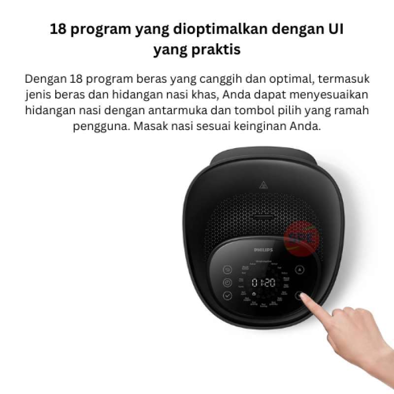 Jual Rice Cooker Digital Philips Kapasitas 4 Liter Hd4539/30 / Hd453930 ...