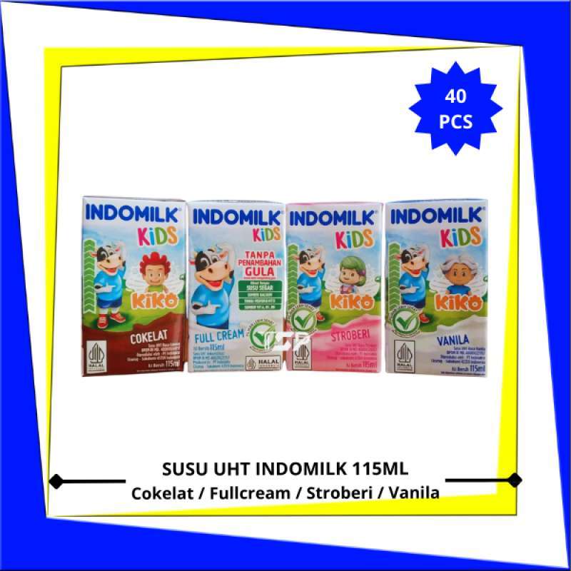 Jual Susu Uht Indomilk Varian Rasa 115ml X 40 Pcs (1 Karton) - Cokelat ...