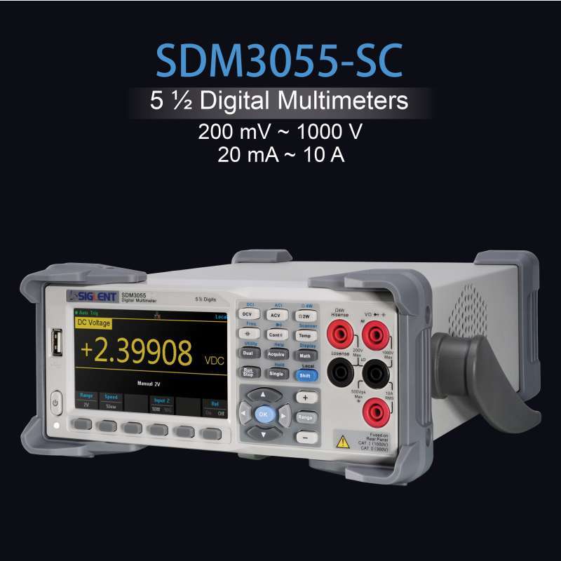 Jual Digits Dual Display Digital Multimeter Siglent SDM3055-SC di ...