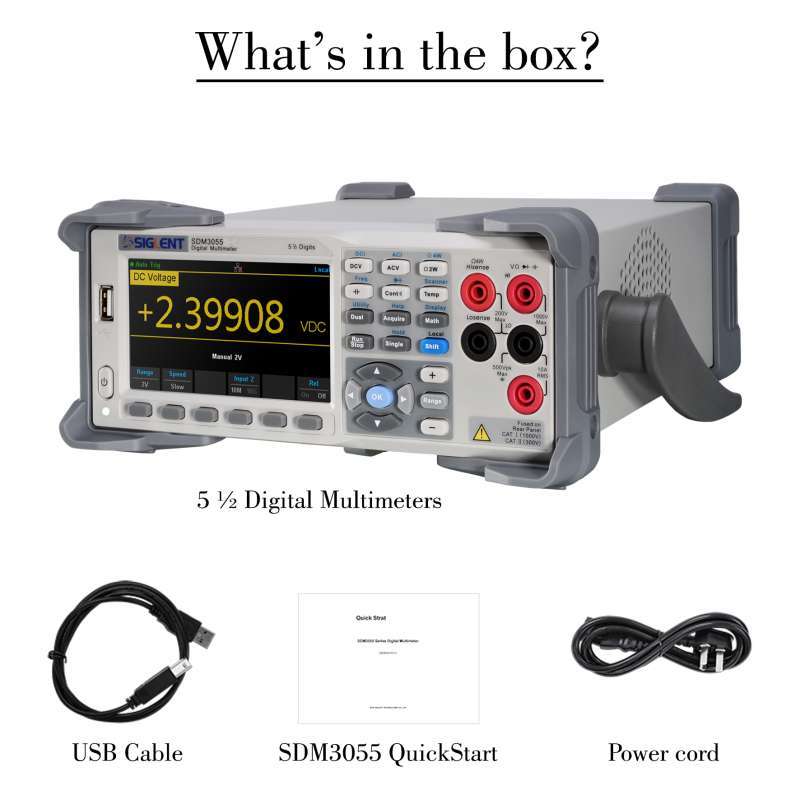 Jual Digits Dual Display Digital Multimeter Siglent SDM3055-SC di ...