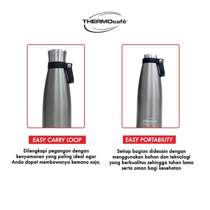 Promo Vacuum Insulated Tumbler With Strap 500ml - Gray Diskon 45% Di Seller Thermos Official ...