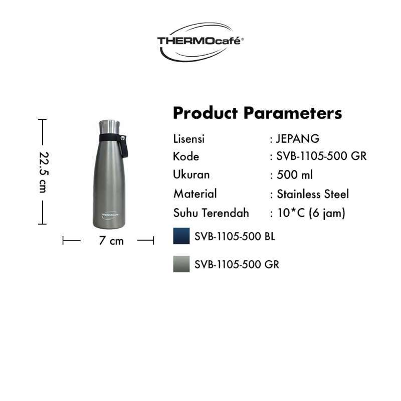 Promo Vacuum Insulated Tumbler With Strap 500ml - Gray Diskon 45% Di Seller Thermos Official ...