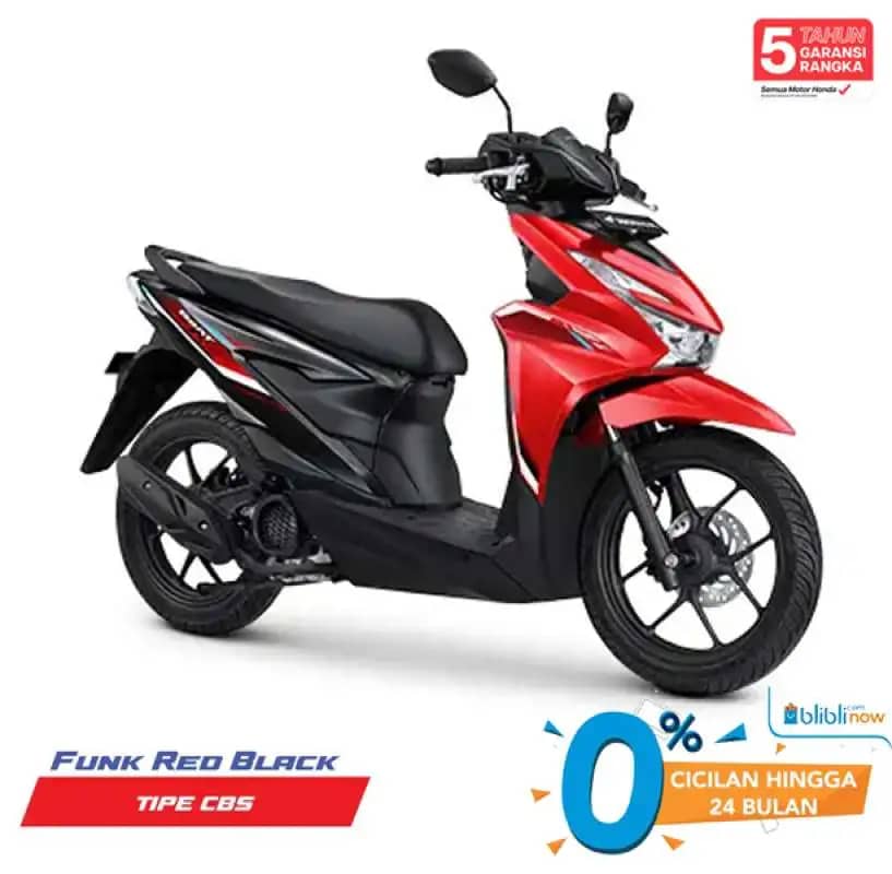 Jual Honda Beat Cbs Sepeda Motor - Red Black Depok Dan Bekasi Di Seller ...