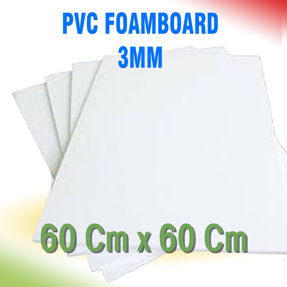 Jual Papan PVC Foam board 3mm putih lembaran 60cmx60cm di Seller NaesShop - Bunulrejo, Kota ...