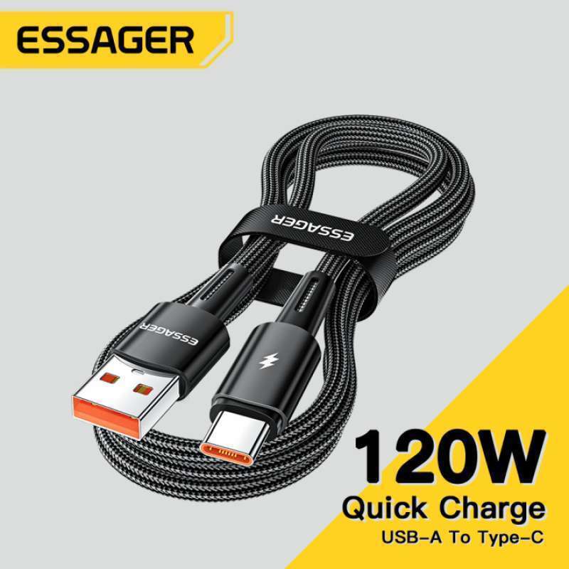 Jual Essager Kabel Charger Usb To Type C Fast Charging 120w Cable Oppo ...