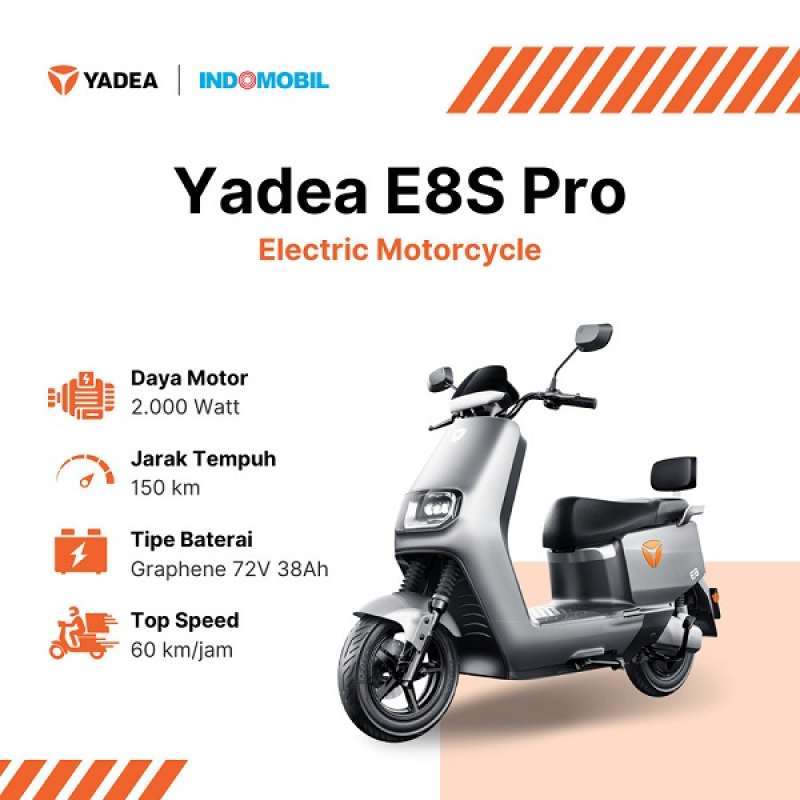 Jual Sepeda Motor Listrik Yadea E8s Pro [otr Cirebon] Di Seller Indomobil Yadea Cirebon ...
