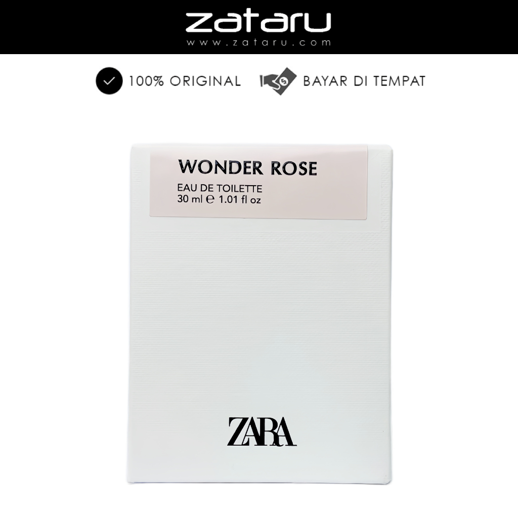 Promo Zara Wonder Rose Woman Edt - 30 Ml Diskon 55% Di Seller Zataru Official Store - Zataru ...