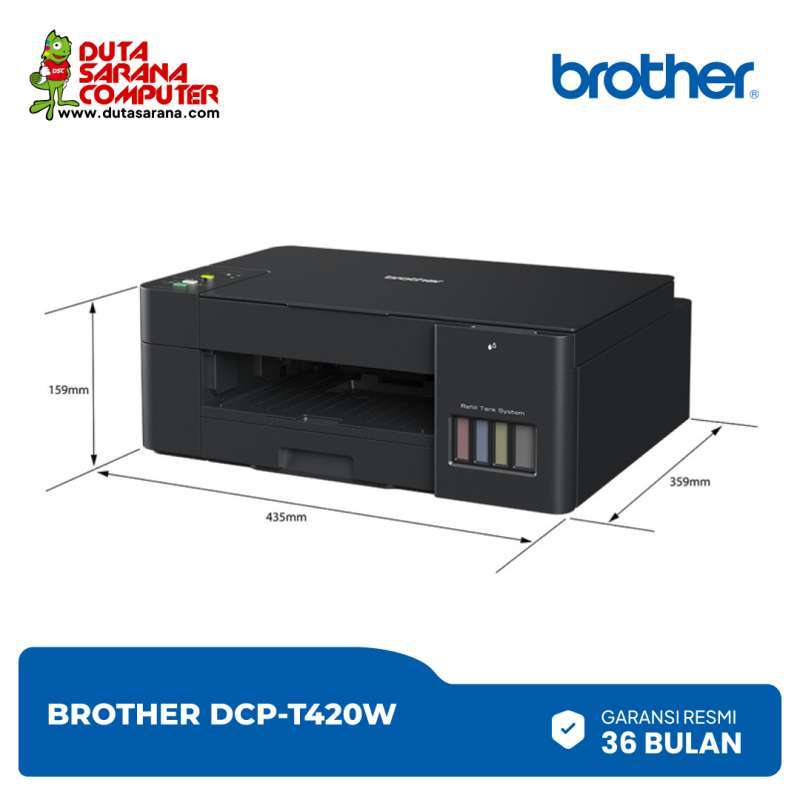 Promo Printer Brother Dcp-t420w T420 Inkjet Aio Print Scan Copy Wifi ...