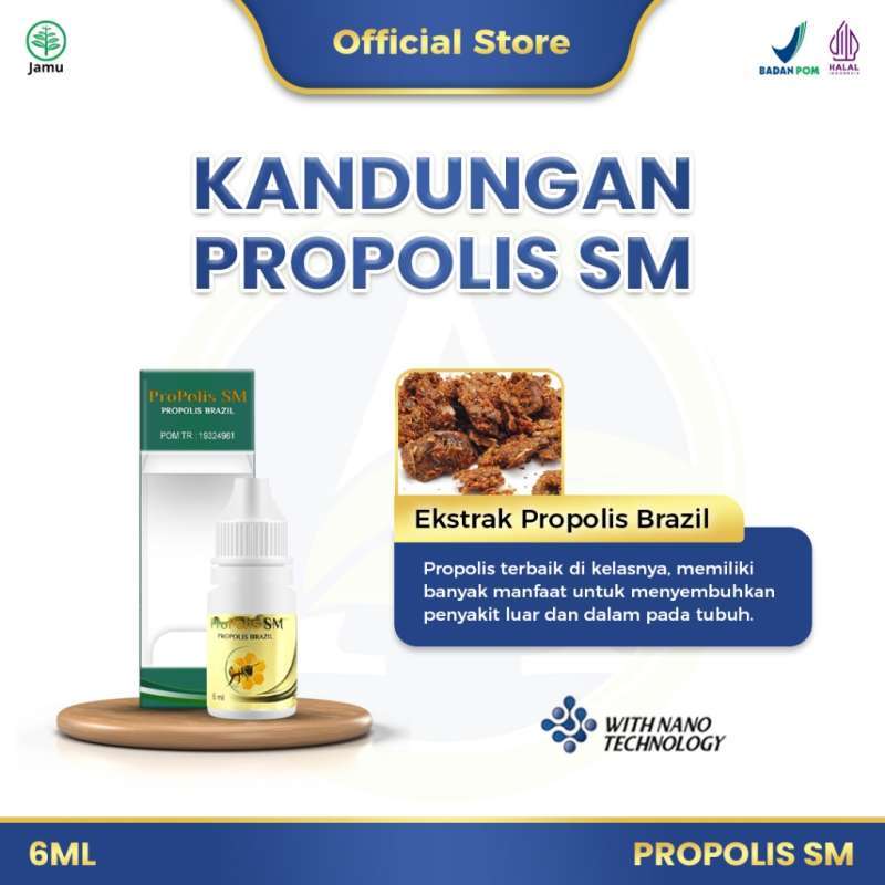 Promo Propolis Sm, Herbal Propolis Brazil Asli Obat Tetes Multikhasiat ...
