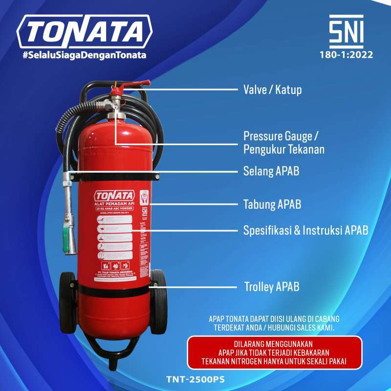 Promo Apar Apab 25kg Bubuk Abc Powder Tonata / Set Komplit - Standard ...