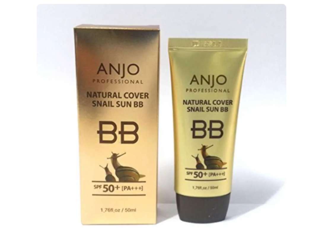 Jual [anjo] Natural Cover Snail Sun Bb Cream Spf 50+pa+++ 50ml X 1ea Di Seller Exborders ...