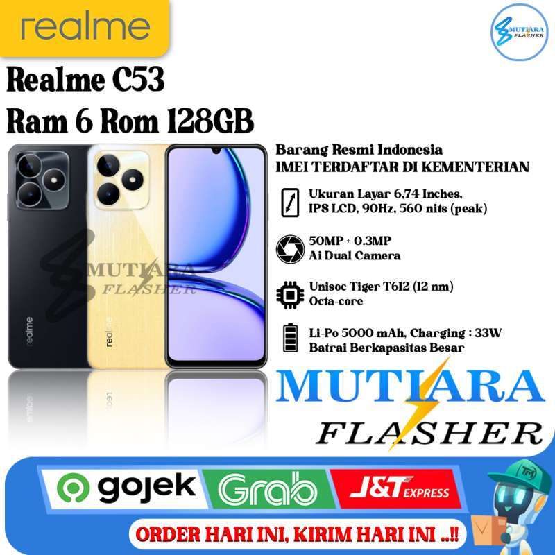 Promo Realme C53 Ram 6 Rom 128gb Diskon 38% Di Seller Mutiara Flasher Store - Embong Kaliasin ...