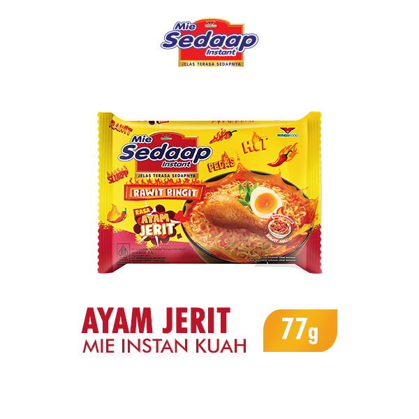 Promo Sedaap Mie Instant Ayam Jerit 77 g] Diskon 15% di Seller Sedaap ...