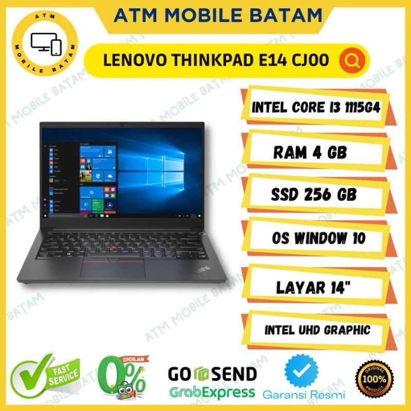 Jual Lenovo ThinkPad E14 Gen2 CJ00, Ci3-1115G4/4GB/256GB/W10HSL/14â FHD di Seller ATM MOBILE ...