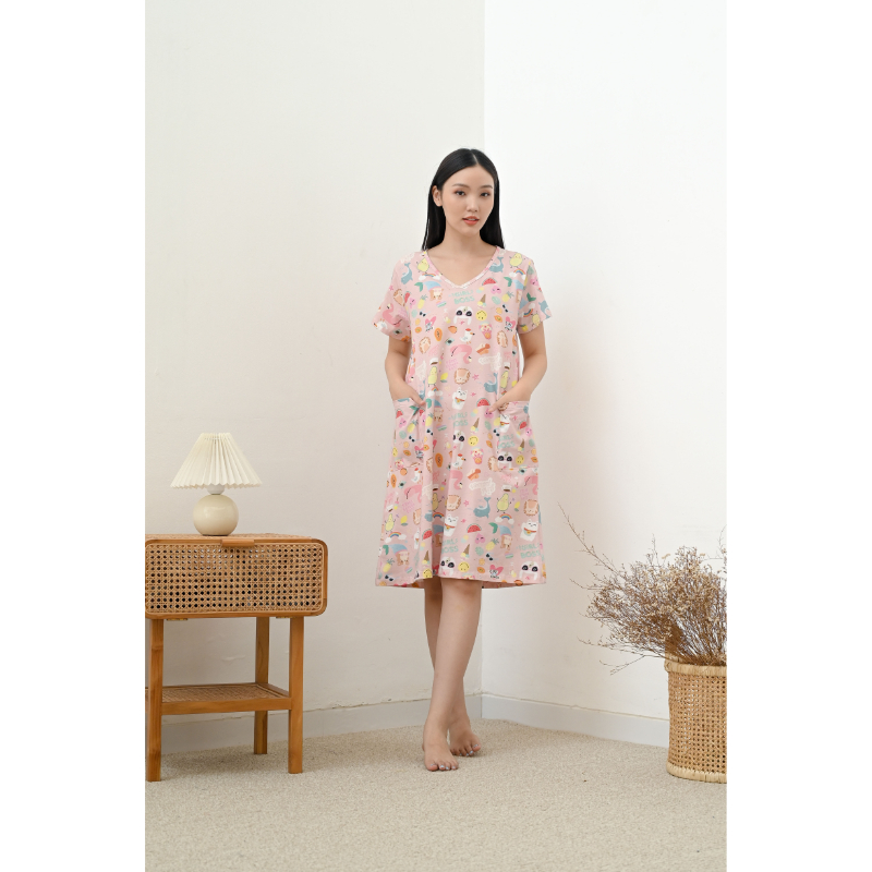 Promo Cotton Republic X Blibli - Bae Slip Dress Summer Holiday in Pink ...