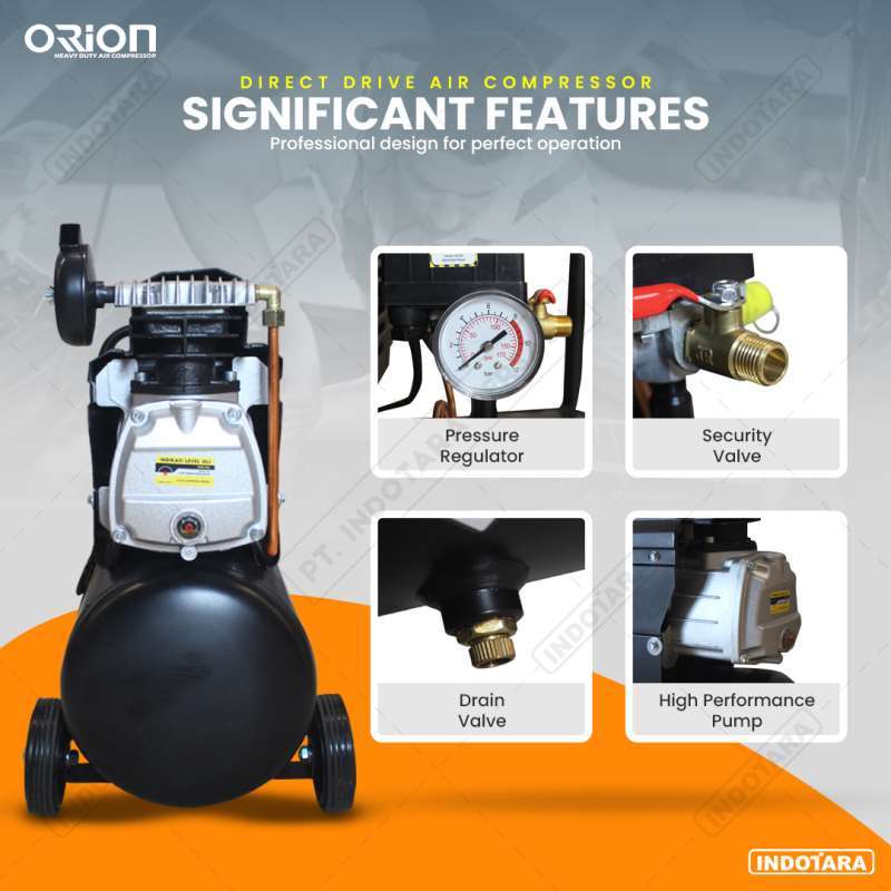 Jual Kompresor Angin 1 Hp 24l Air Compressor Orion Type Dc100m Di ...