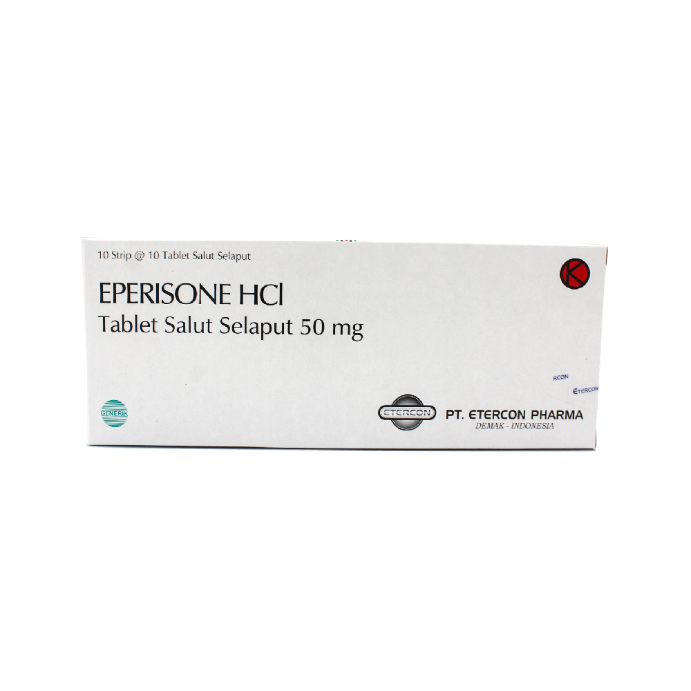 Jual Eperisone Hydrochloride Bernofarm 50 Mg Strip 10 Tablet Di Seller ...