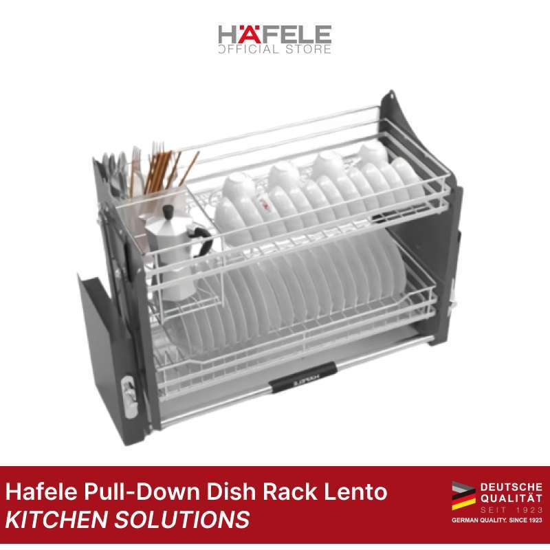 Promo Hafele Pull-down Dish Rack Lento - Rak Dapur Tarik - 600 Mm ...