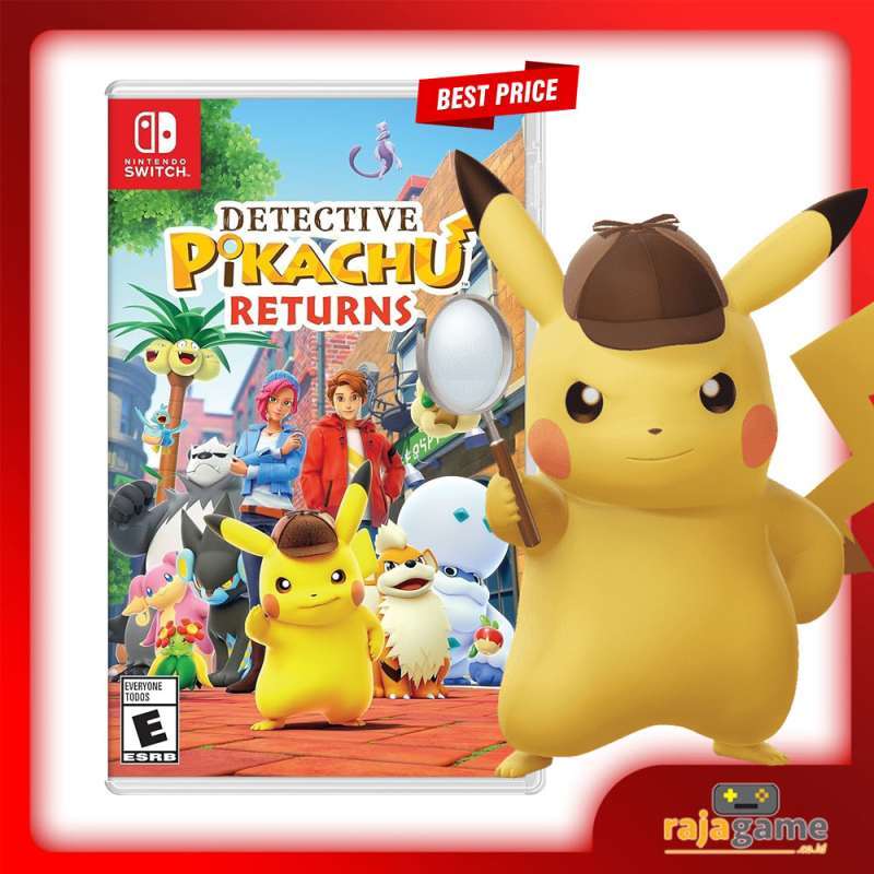 Jual Detective Pikachu Returns Nintendo Switch Game - Reg Mde Di Seller ...