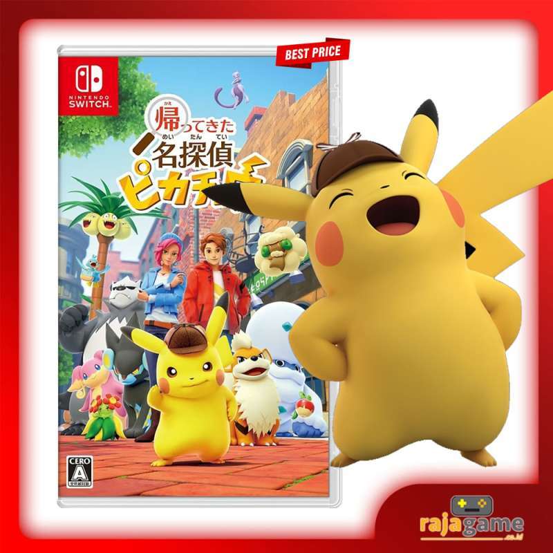 Jual Detective Pikachu Returns Nintendo Switch Game - Reg Mde Di Seller ...