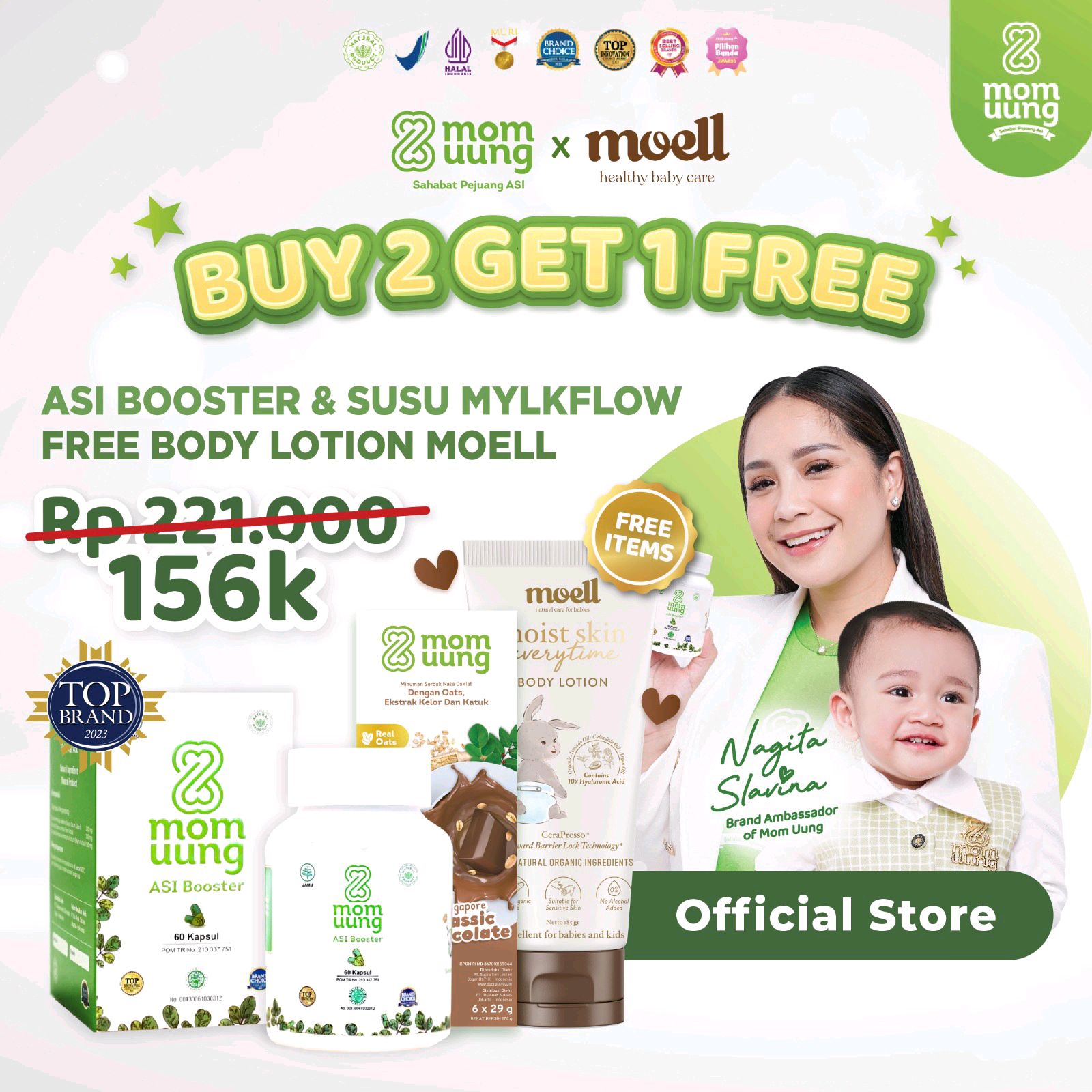 Jual MOM UUNG Isi 60 kapsul - Buy2get1- Coklat di Seller Mom Uung ...