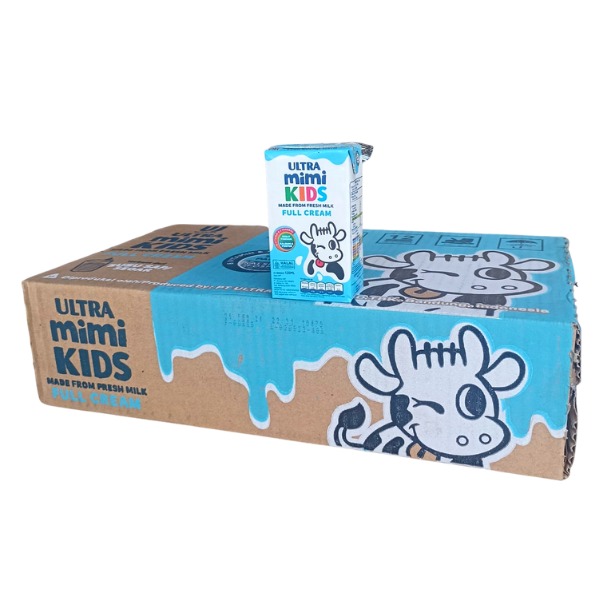 Jual Ultra Jaya Milk Mimi Rasa Full Cream Susu UHT 125 mL [40 Pcs/ 1 Karton] di Seller HASAN ...