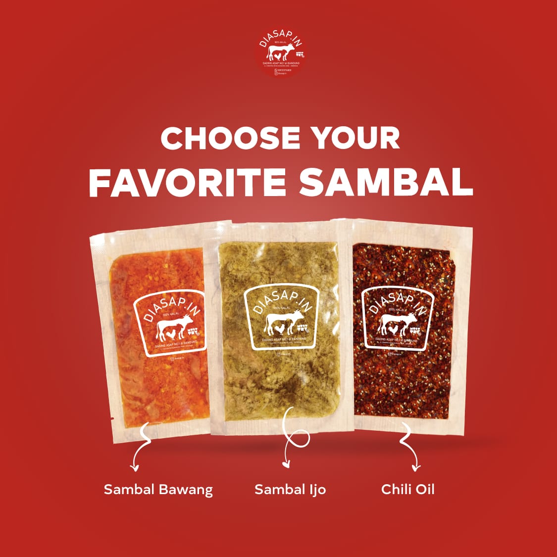 Promo Diasapin Nasi Goreng Sei Sapi Asap + Sambal | Daging Asap Sapi ...
