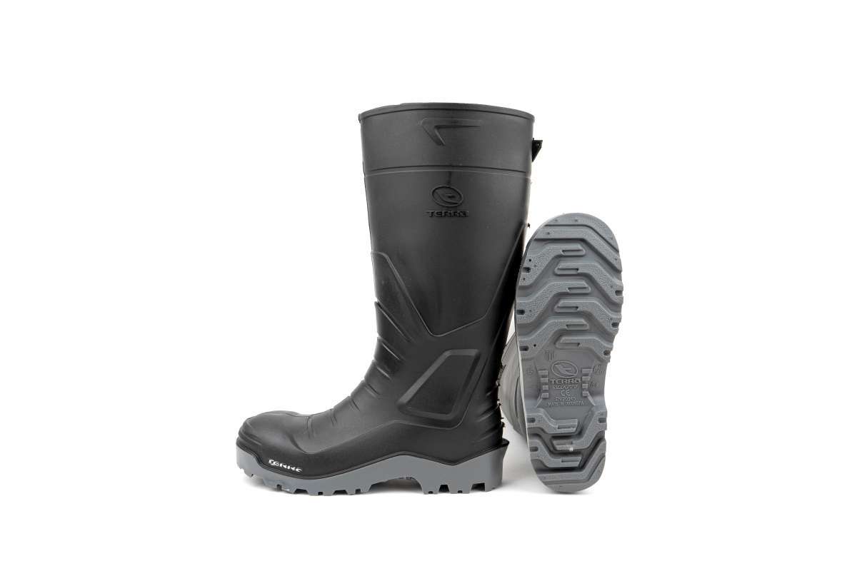 Jual Sepatu Boot Tinggi AP Boots TERRA SAFETY S4 Black-Gray di Seller ...
