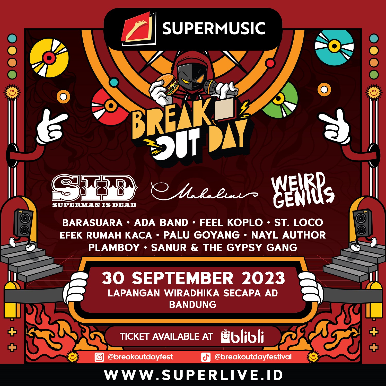 Jual Best Friend Package ( 3 Ticket ) Bandung - E-ticket Break Out Day ...