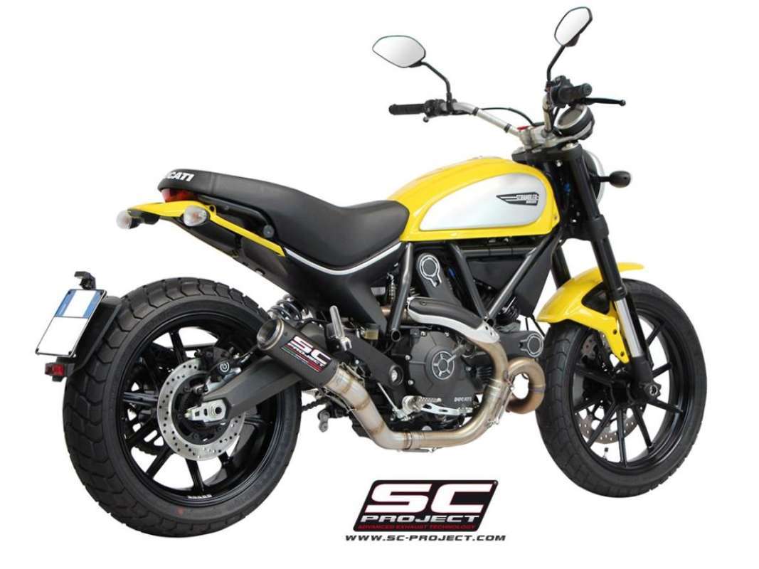 Jual Sc Project Slip On Crt Carbon Ducati Scrambler 800 '15-'16 Di ...