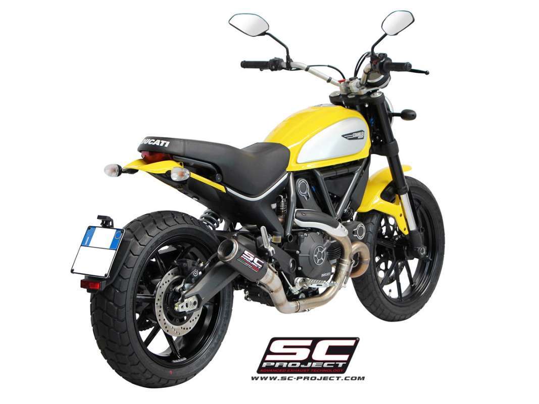 Jual Sc Project Slip On Crt Carbon Ducati Scrambler 800 '15-'16 Di ...