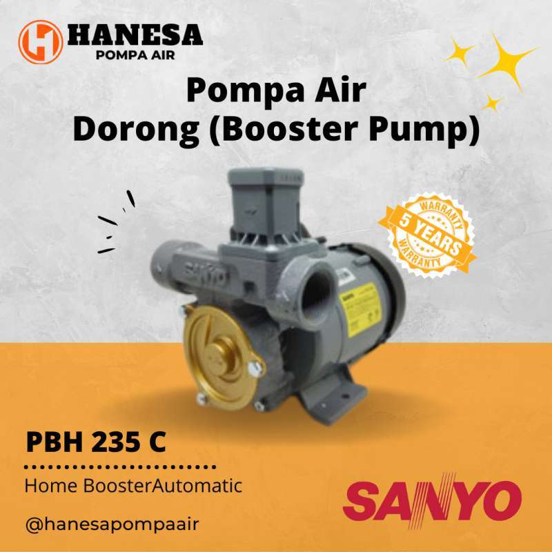 Jual Sanyo PBH 235 C Pompa Air Pendorong Otomatis / Automatic Booster Pump di Seller Hanesa ...