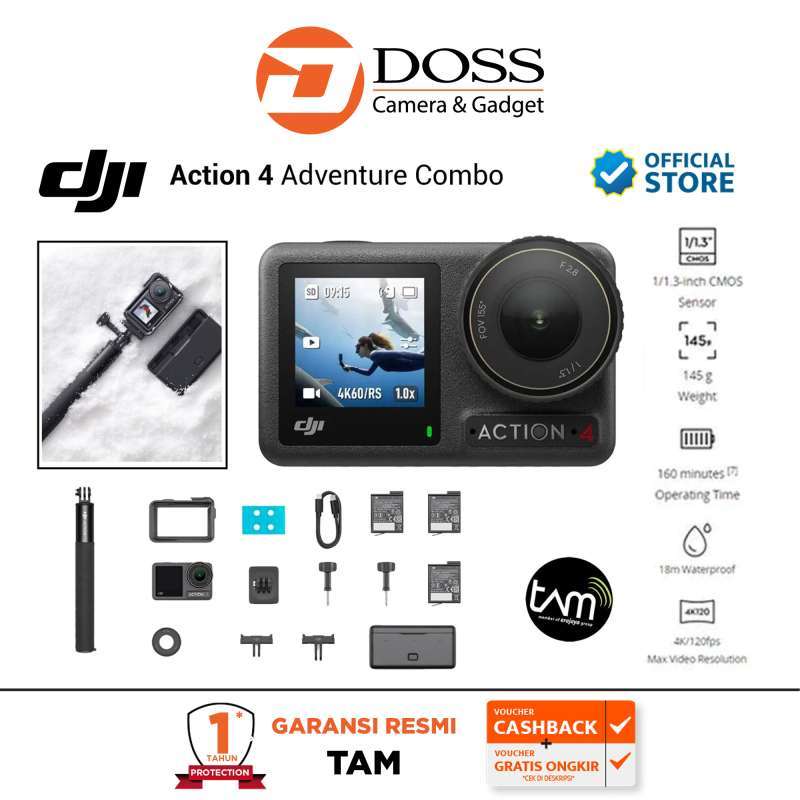 DJI Osmo Action 🔥 - Terlengkap & Harga Terbaru Juli 2026