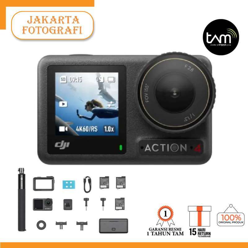 Promo Dji Osmo Action 4 Adventure Combo - Action Camera 4k/120fps ...