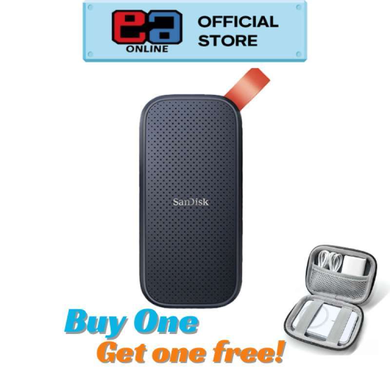 Promo Sandisk Portable Ssd E30 - 2tb Up To 520mbps Usb 3.2 - Free Premium Case Diskon 43% Di ...