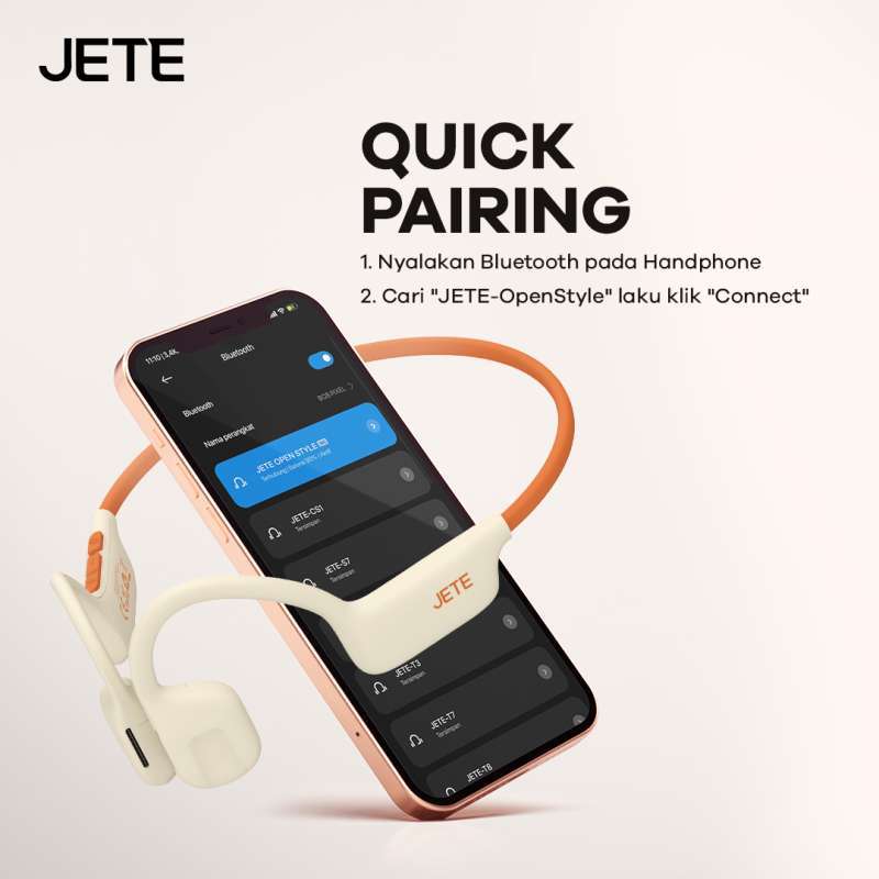 Promo Headset Bluetooth Jete Open Style Running Open Ear Air Conduction ...