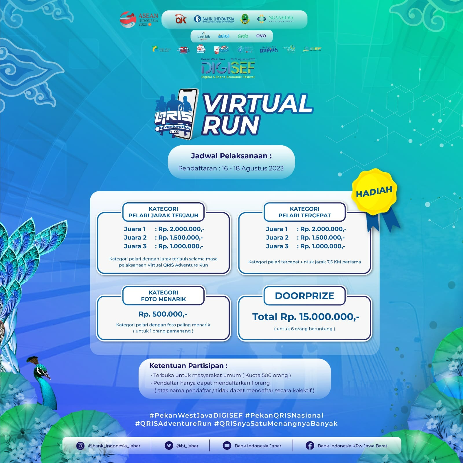 Jual E-ticket - Virtual Qris Adventure Run Di Seller Virtual Qris ...