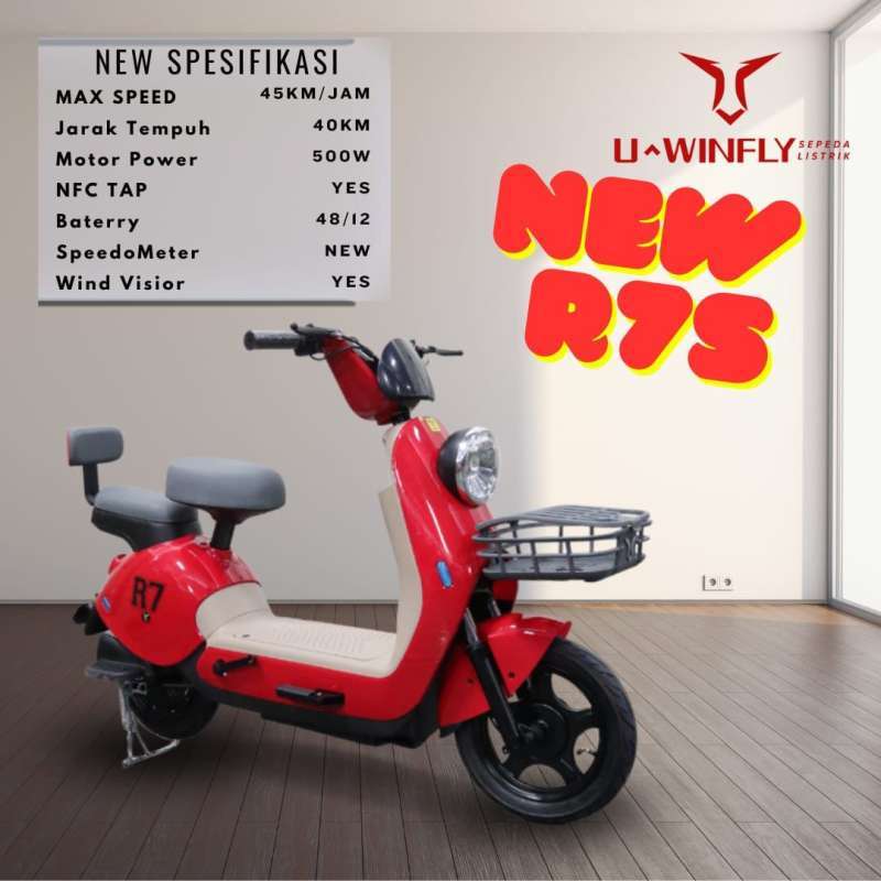 Promo Sepeda Listrik Uwinfly Redfish R7s - Pink Diskon 20% Di Seller U ...