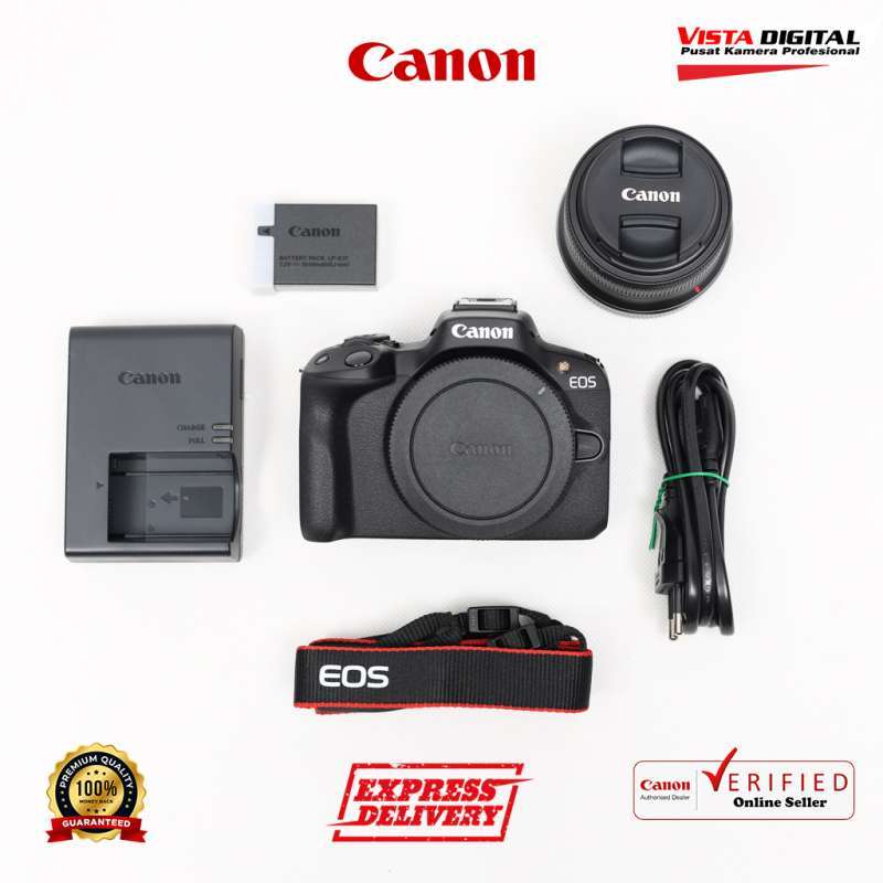 Jual Canon EOS R50 Kit RF-S 18-45 STM GARANSI RESMI di Seller Vista ...