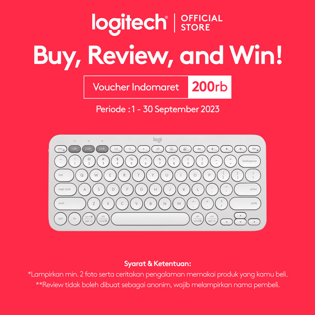 Promo Logitech Pebble Keys 2 K380s Keyboard Wireless Bluetooth Multi promo-logitech-pebble-keys-2-k380s-keyboard-wireless-bluetooth-multi